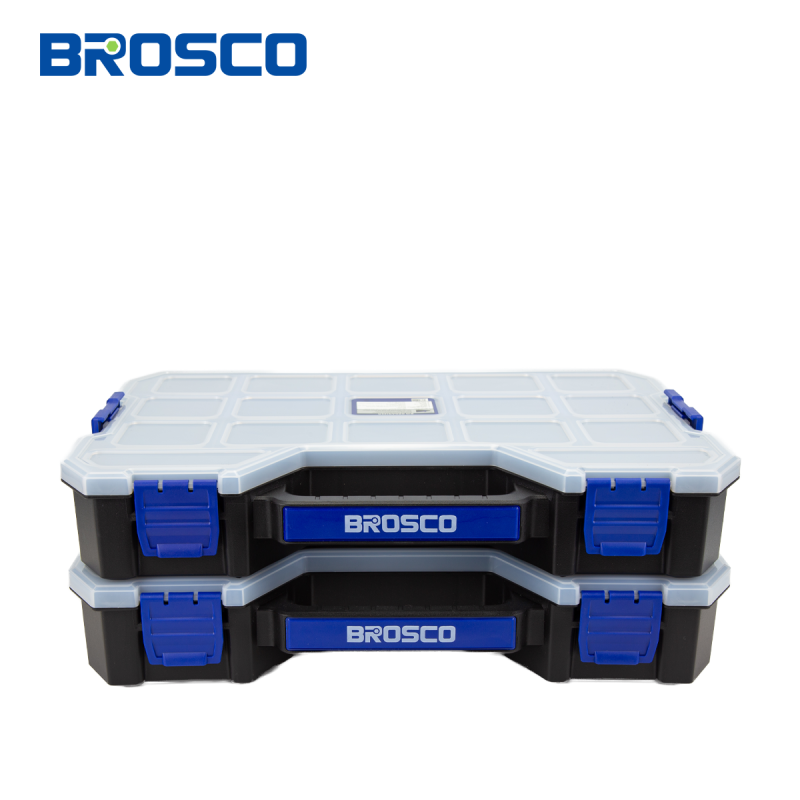 Hộp nhựa đựng đồ nghề 17 ngăn kích thước 37.5x29x6.7 cm BROSCO ...