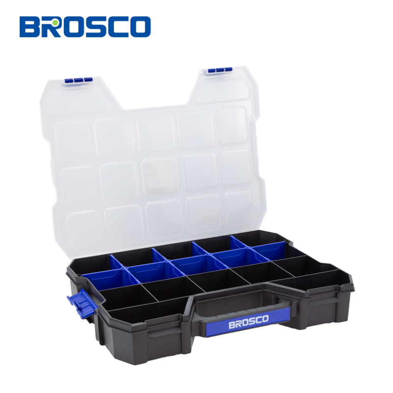 Hộp nhựa đựng đồ nghề 17 ngăn kích thước 37.5x29x6.7 cm BROSCO ...