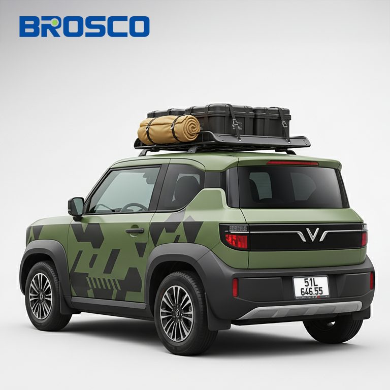 Combo bộ 2 khung bảo vệ biển số ô tô nhựa PP Brosco – dành cho Vinfast ...