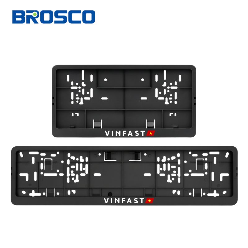 Combo bộ 2 khung bảo vệ biển số ô tô nhựa PP Brosco – dành cho Vinfast ...
